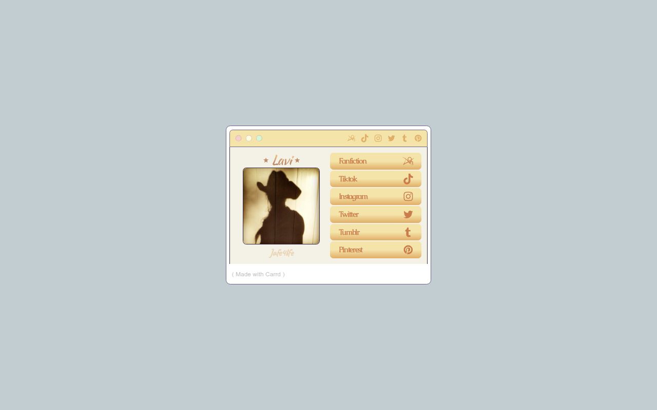 Lavi's Carrd
